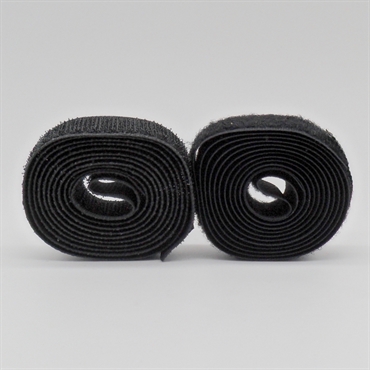 Sort velcrobånd til påsyning